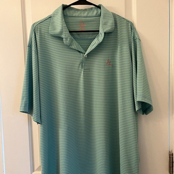 Rhoback | Shirts | Rhoback The Fairway Boy Mens Performance Polo With ...